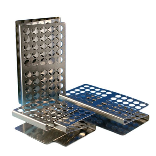 Globe Scientific Stainless Steel Tube Racks