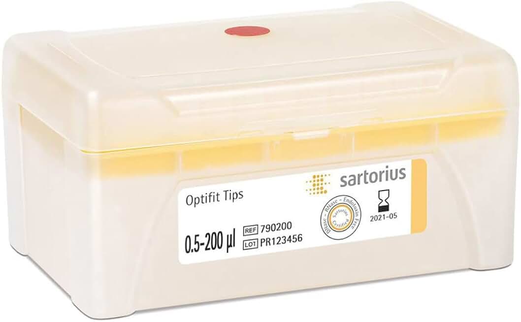 Pipette: Sartorius Optifit Racked Tip 0.5-200ul, ST (10x96)