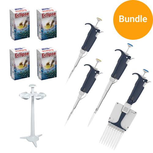 Complete Lab Kit: Gilson Pipetman L + Eclipse Tips | Pipette